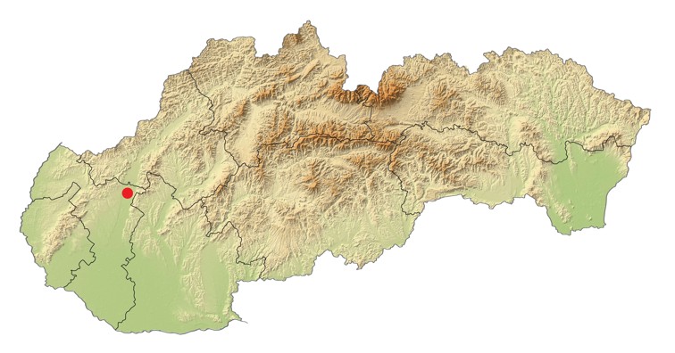 Kvíz slepá mapa mestá Slovenska - farebná mapa s vyznačenými krajmi ...