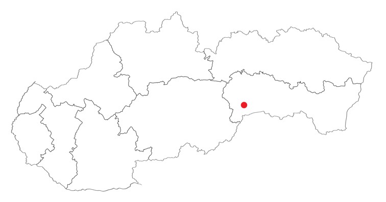 Kvíz slepá mapa mestá Slovenska - biela mapa s vyznačenými krajmi ...