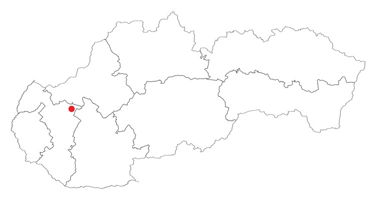 Kvíz slepá mapa mestá Slovenska - biela mapa s vyznačenými krajmi ...