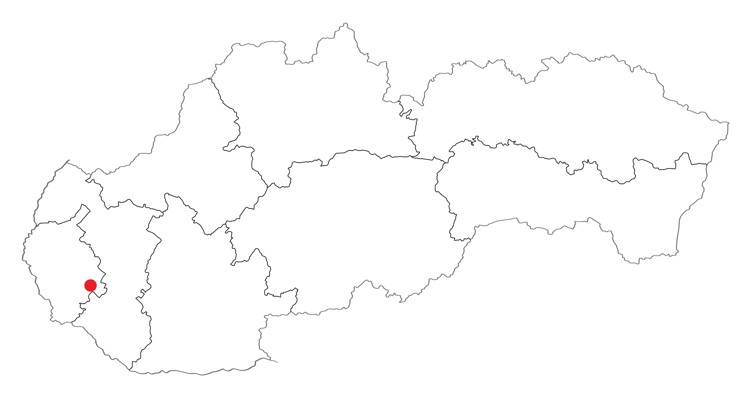 Kvíz slepá mapa mestá Slovenska - biela mapa s vyznačenými krajmi ...